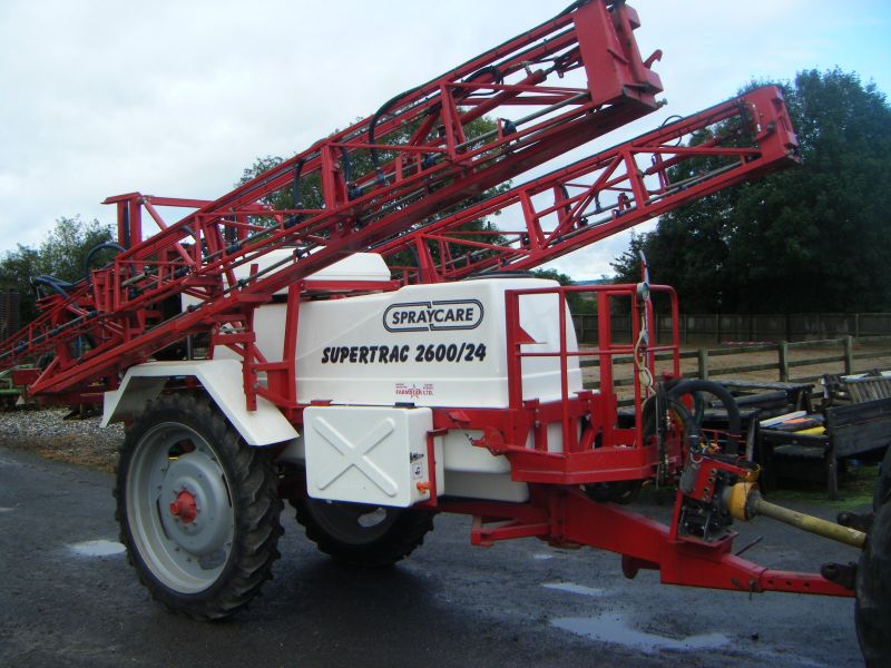 SPRAYCARE SUPERTRAC 2600/24 TRAILED SPRAYER :: Recently Sold :: Browns ...